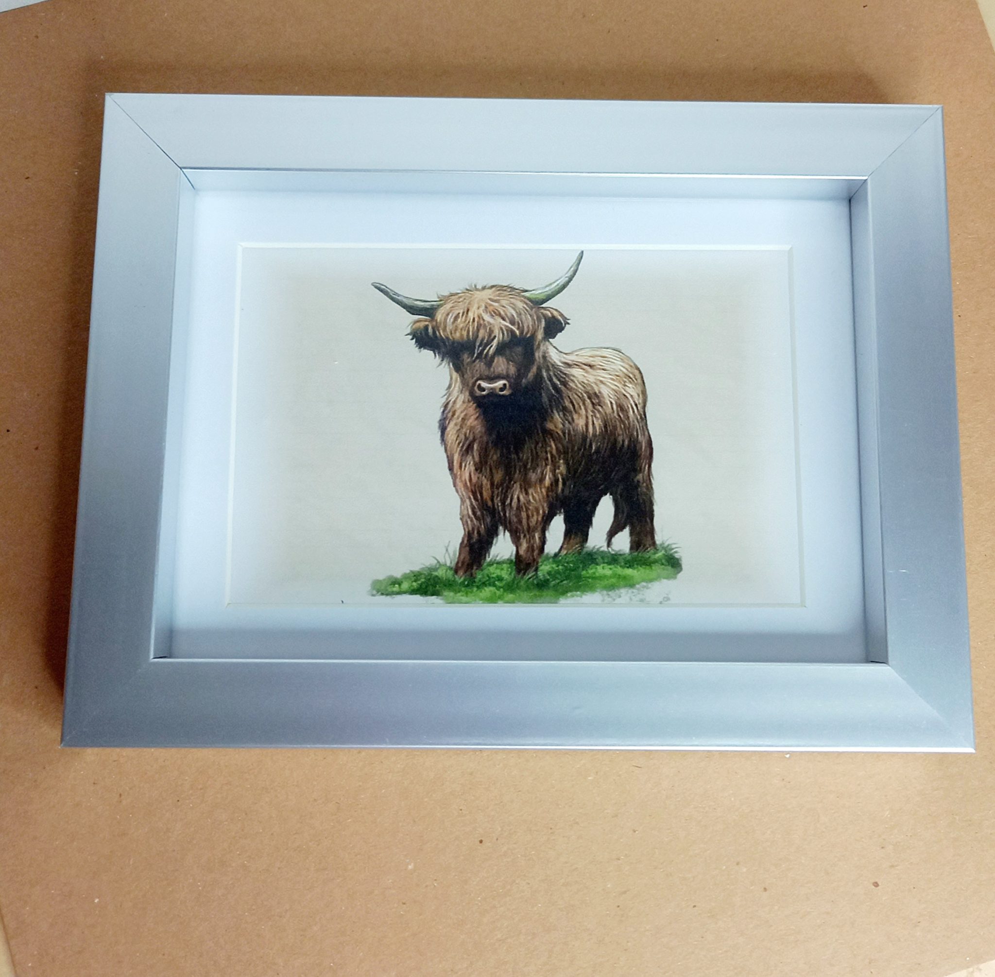 Highland cattle frame - My Craft Shop